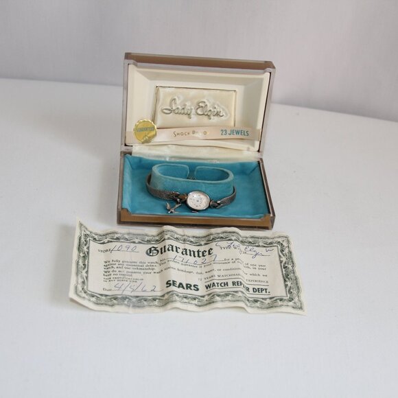 ELGEN | Accessories | Vintage Lady Elgin Watch Original Box Gorgeous ...